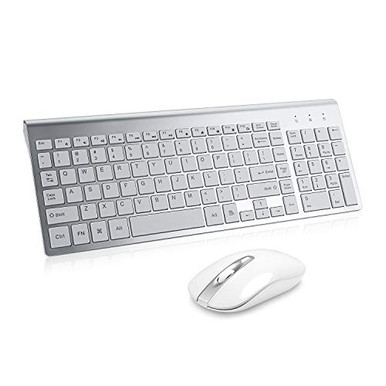 Wireless Keyboard Mouse Combo Cimetech Compact Full Size Wireless ...