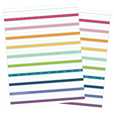 Erin Condren Colorful Kids Handwriting Practice Notepad - 25 Pages (7.5 ...