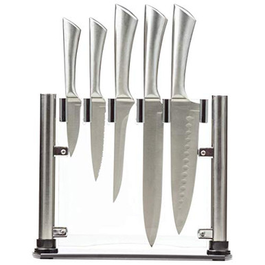 Slitzer 5piece Stainless Steel Kitchen Cutlery Set Durable Professional ...