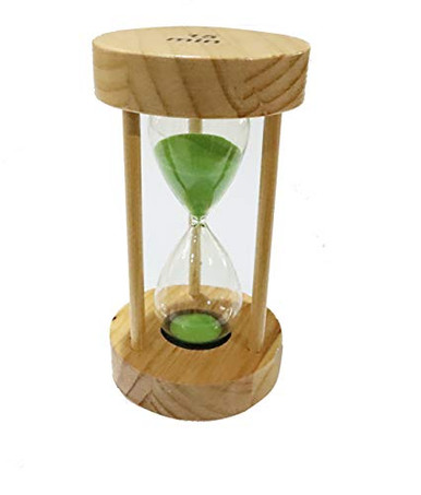 Aryellys Hourglass Timer Wooden Stand Sand Timer 15 Minutes Hour Glass ...