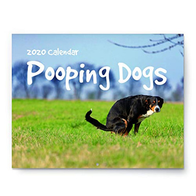 Pooping Dogs Calendar 2020 Wall Calendar Large 11 x 17 When Open Funny ...