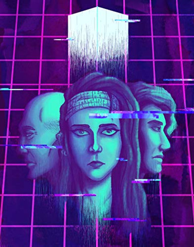 Obscure Opus Faces of Wintermute Neuromancer 85x11 Original Art Print ...