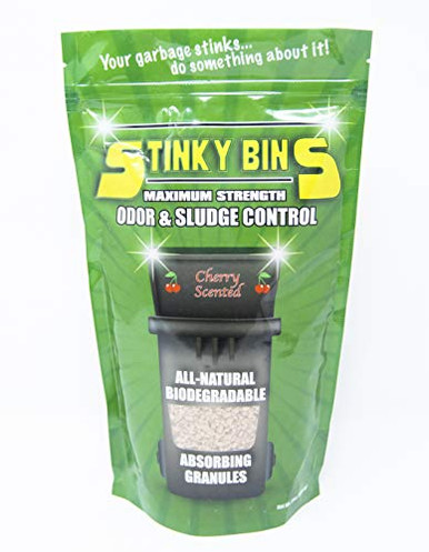 Stinky Bins Garbage Odor Sludge Control Absorbing Granules Cherry ...