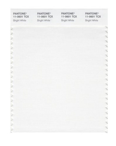PANTONE Smart 110601X Color Swatch Card Bright White - Warehousesoverstock