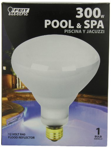 Feit Electric 300R FL-12 300-Watt R40 12-Volt Pool Spa Flood Reflector ...