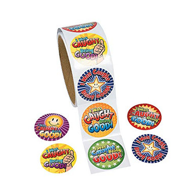 Fun Express I was Caught Being Good Stickers 1 Piece Educational and ...