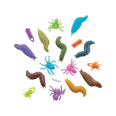 Fun Express Stretchy Bugs Assortment Toys Value Toys Sticky Stretch ...