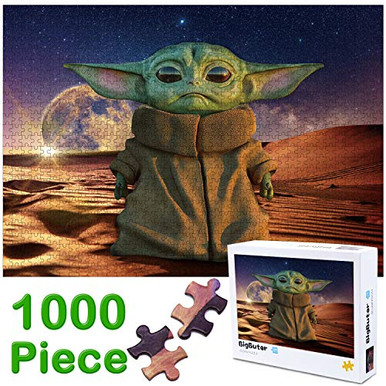 Yoda Jigsaw Puzzle for Kids Adults 1000 Piece Puzzles Star Fan Gifts ...