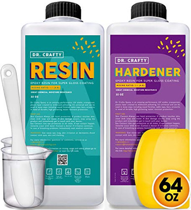 Clear Epoxy Resin Art Resin Epoxy Clear 2 Part Epoxy Casting Resin Kit ...