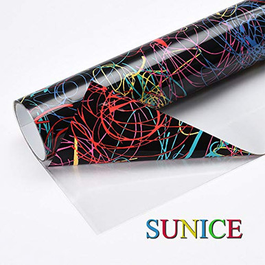 Sunice Graffiti Pattern Vinyl Roll Heat Transfer 12x 20 PU Pattern Iron ...