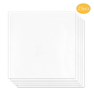 25 Pieces 4 mil Blank Stencil Transparent Material Mylar Template ...