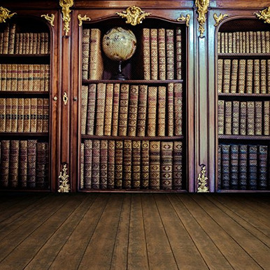 Yeele Bookcase Backdrops 7x7ft 22 X 22M Wooden Bookshelf Books Library ...