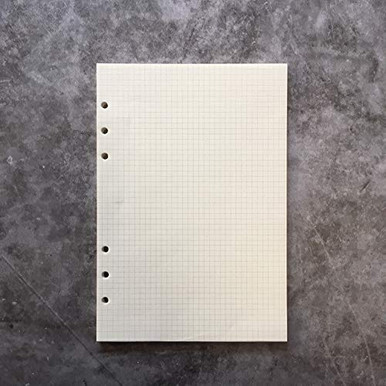 A5 6 Holes Binder File Folder Organizer Paper Refill for Grid Graph ...