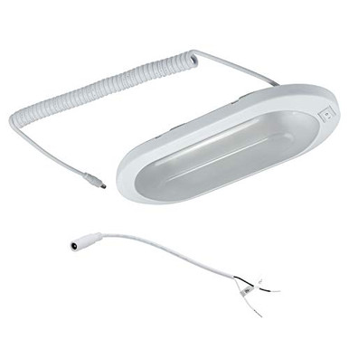 Facon LED 12V Bright Pancake Light with Pop Up Male Plug and Holding ...