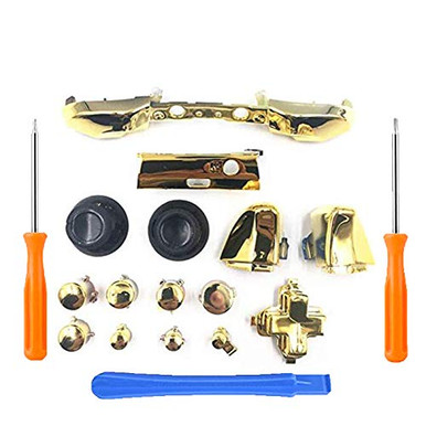 Full Set Chrome Dpad Triggers Buttons RT LT RB LB Button ABXY Buttons ...