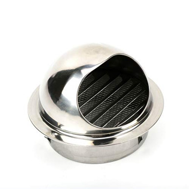 Lehom 6 Inch 304 Stainless Steel Air Vent Round Ventilation Grille ...
