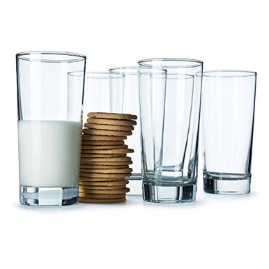 IKEA GODIS Glass clear glass 14oz 6 pack - Warehousesoverstock