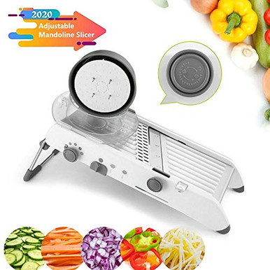 Mandoline Slicer 18 Types Adjustable Vegetable Slicer Stainless Steel ...