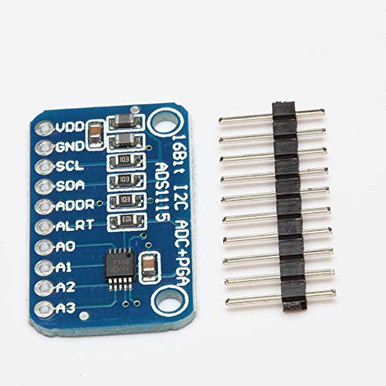 2pcs ADS1115 16 Bits 4 Channel Analog-to-Digital ADC PGA Converter with ...