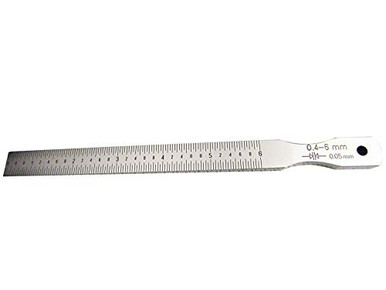 YUCHENGTECH Taper Gauge Gap Gage Welding Wedge Feeler Gauge Gap Feeler ...