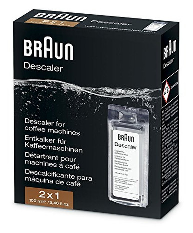 Braun Descaler, Universal Coffee & Espresso Machine Descaling Solution ...