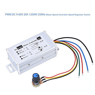 DC Motor Speed Controller, 9-60V DC 20A High Power PWM DC Motor Speed ...