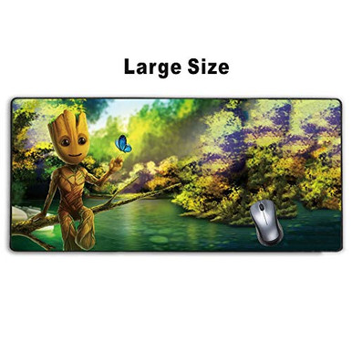 Extended Gaming Mouse Pad Baby Groot Artwork Guardians of The Galaxy ...