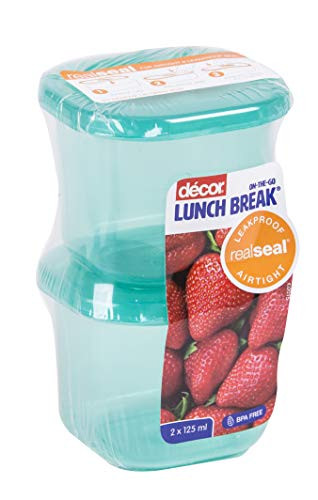 Decor 188371-004 Lunch Break Snack Box 4.4 oz Clear - Warehousesoverstock
