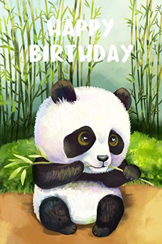 STS 6x9ft Panda Theme Birthday Backdrop Happy Birthday Bamboo Forest ...