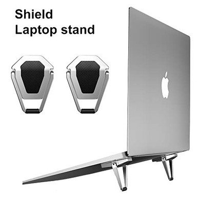 Portable Laptop Stand, Shield Shape Laptop Computer fold-able Stand for ...