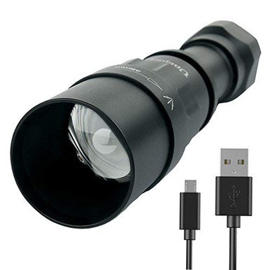 UniqueFire 1605 USB Rechargeable T38 LED IR 850nm Flashlight, Infrared ...