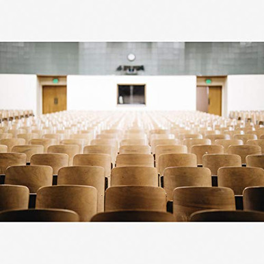 OERJU 9x6ft University Classroom Backdrop Chairs College Classroom ...