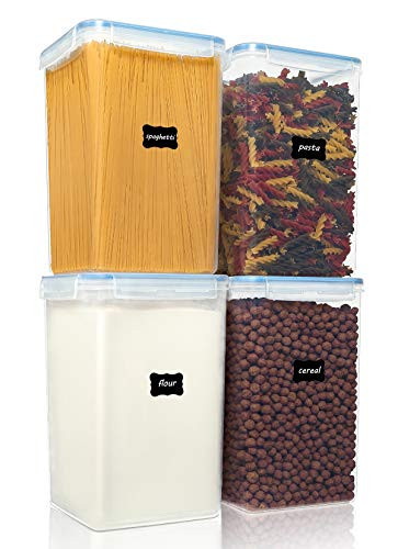 Vtopmart Extra Large Tall Airtight Food Storage Containers 4 Pieces 5 ...