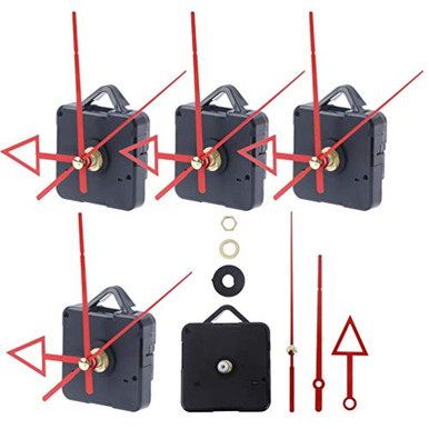 TUANTUAN 5 PCS Quartz Clock Movements Mechanism Parts Wall Clock Cross ...