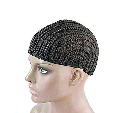 FASHION LADY Braid Wig Caps 1 Piece Braided Cornrows Cap for Making Wig ...