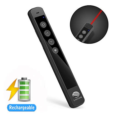 Presentation Clicker LNGOOR Presentation Remote Rechargeable RF 2 4GHz ...