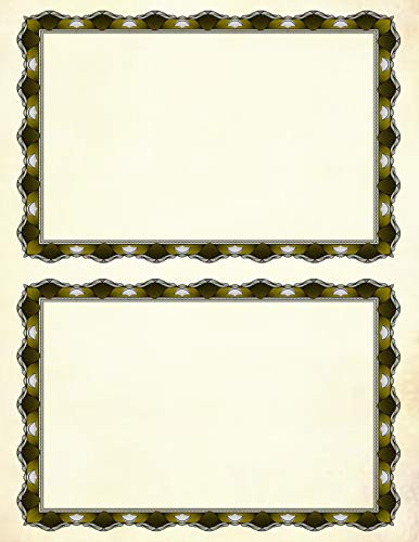 Geographics 2 UP Crown Gold Mini Award Certificates 8 5 x 11 Inches 30 ...