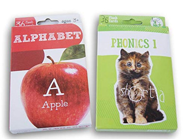 Bendon Flash Cards Alphabet and Phonics Set 72 Count - Warehousesoverstock