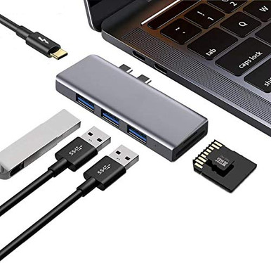 USB C Hub ANWIKE USB Type C Hub Adapter Compatible MacBook Pro MacBook ...