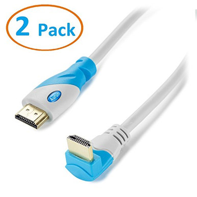 Aurum Classic Series L Shape HDMI Cable with Ethernet High Speed 50 FT ...