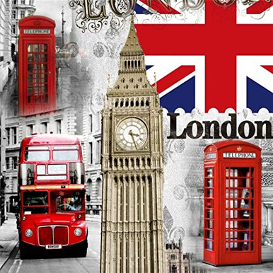 OFILA London Backdrop 8x8ft UK Photos Backdrop Red Bus Union Jack ...