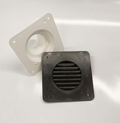 A A Battery Box Vent System Black Louver Cover and Cone Plate RV s ...