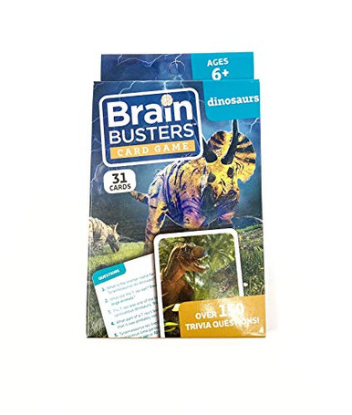 Brain Busters Card Game with Over 150 Trivia Questions Educational ...
