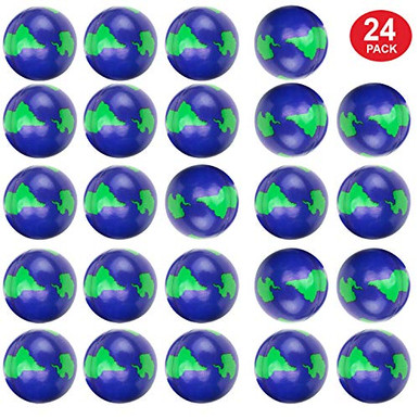 Livativ 2 Inch Foam Stress Balls Pack of 24 World Stress Balls from ...