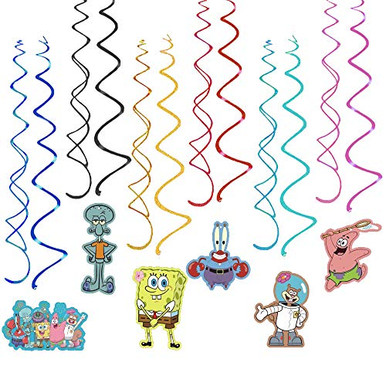 Spongebob Squarepants Birthday Party Supplies Decorations 42PCS ...