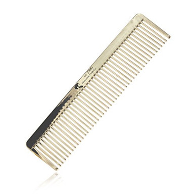 Masculine Craft Gold Beard Comb Anti Static Fine to Medium Metal Hair ...