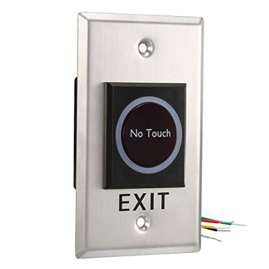 uxcell IR No Touch Door Release Exit Button NO NC COM Sensor Switch w LED Indicator for Access ...