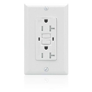 GFCI 20A Self Test Tamper and Weather Resistant Duplex Receptacle ...