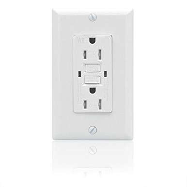 GFCI 15A Self Test Tamper and Weather Resistant Duplex Receptacle ...