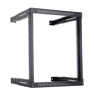 Erommy 12U Open Frame Server Rack Adjustable Depth Floor Standing Date ...